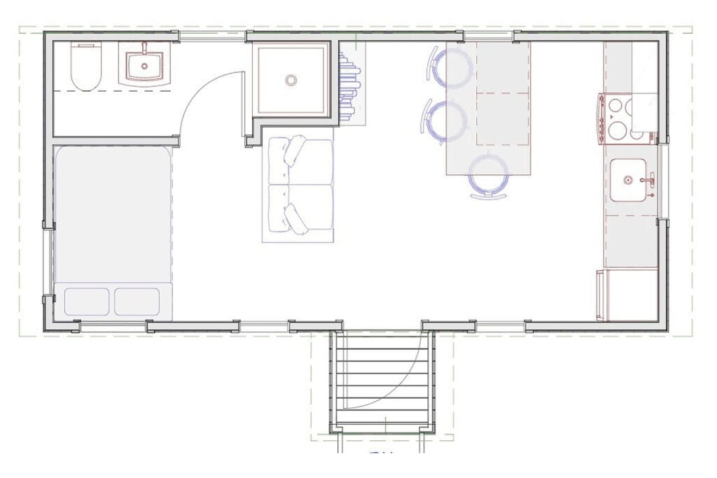 Tiny House Blueprint Plans from Wild Abundance